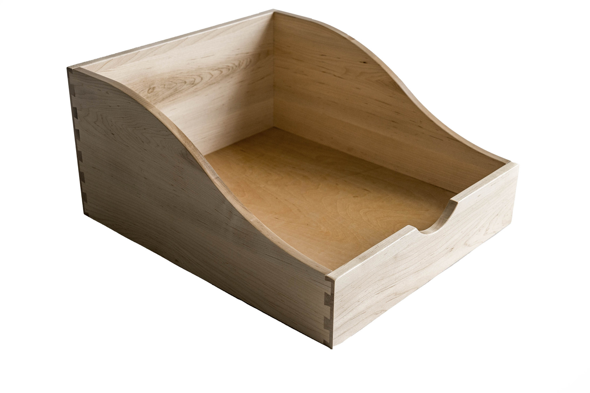 Scalloped Dovetail Drawer Box – Custom Built Door